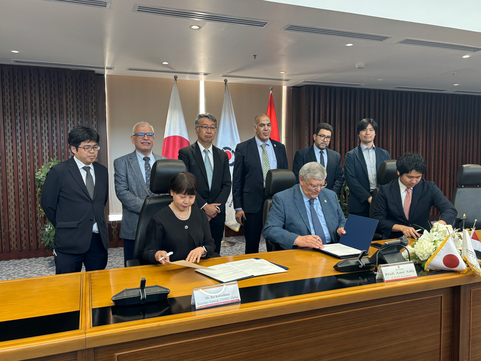 UNISEC-Global Signs Memorandum of Understanding with E-JUST, SpaceData ...